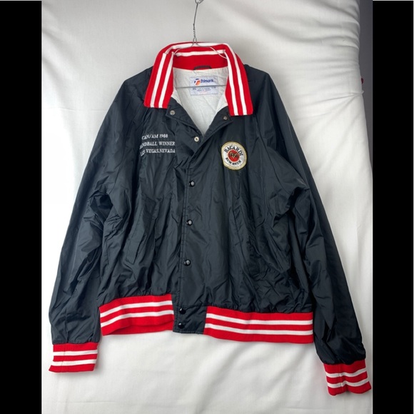 Trimark | Jackets & Coats | Vintage Trimark Bomber Jacket Men Xxl Black ...